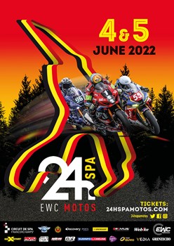 The 24H SPA EWC Motos poster revealed